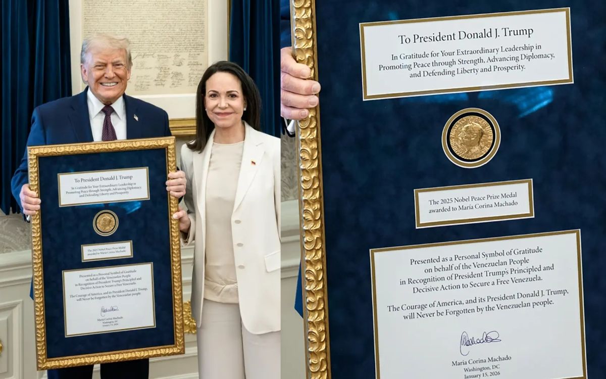 María Corina Machado expresó a Trump su deseo de regresar a Venezuela ...